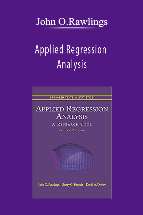 John O.Rawlings - Applied Regression Analysis John O.Rawlings - Applied Regression Analysis