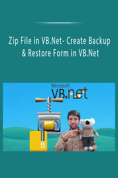 Zip File In Vbnet Create Backup And Restore Form In Vbnet